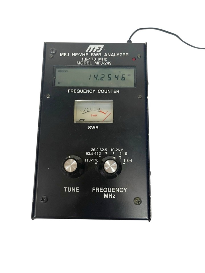 MFJ HF/VHF SWR ANALYZER 1.8-170 MHZ MODEL MFJ-249 | eBay