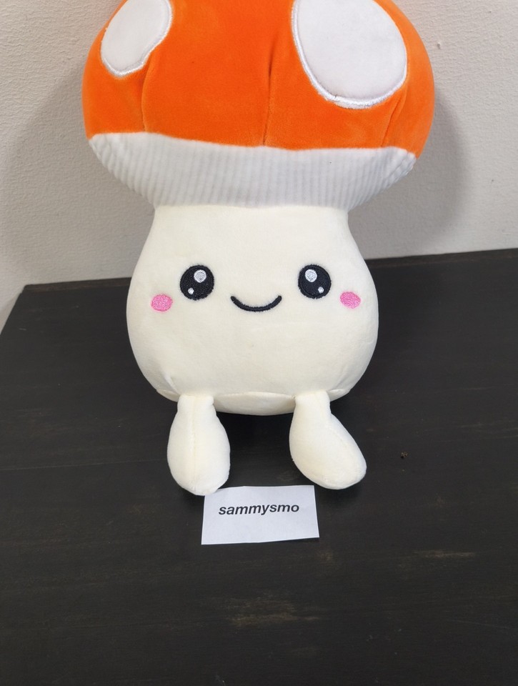 Cuddle Crew Stuffed Animal Mushroom , orange Plush New with tag | eBay