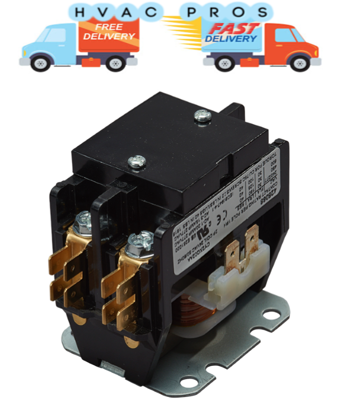 Trane Contactor Relay 2 Pole 30 Amp D70637.017 CTR1146 5/24 | eBay