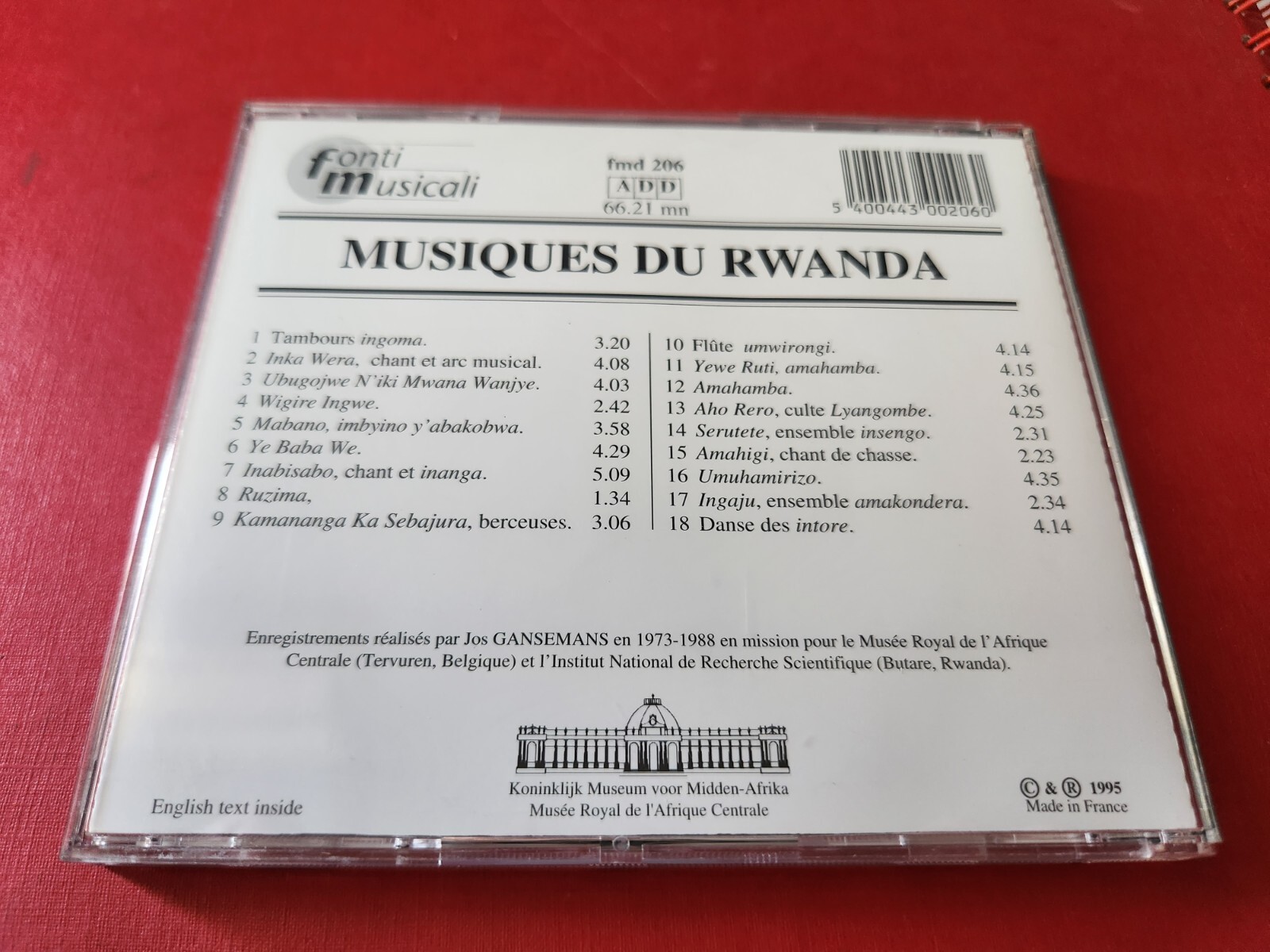 Musiques du Rwanda CD | eBay