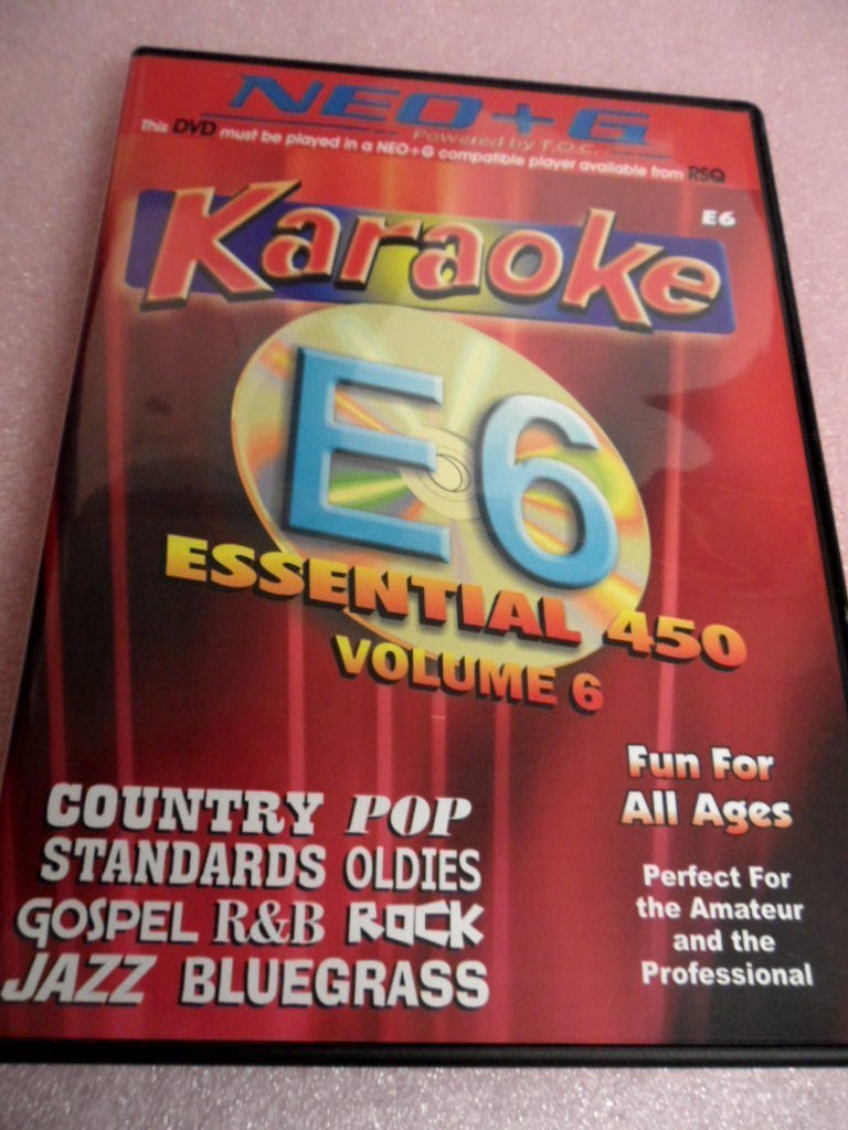 Chartbuster Karaoke - RSQ NEO+G Player ONLY Vol 6 450 Songs - NEO+G DVD ...