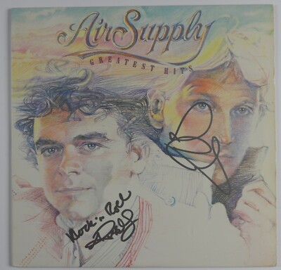 Air Supply JSA Signed Autograph Record Vinyl Graham Russell Hitchock | eBay