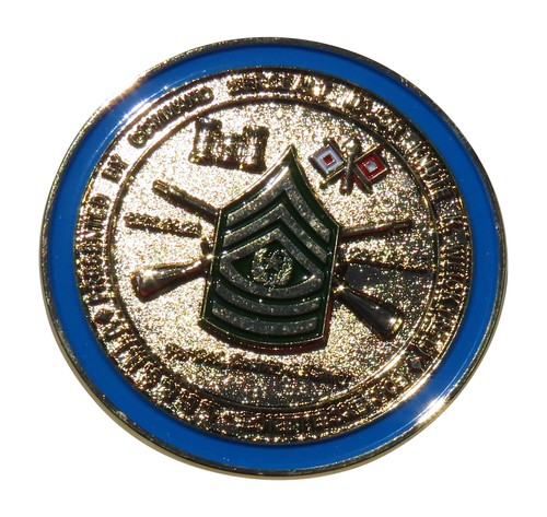 CSM Knute K. Weick Ret. Retirement Challenge Coin | eBay