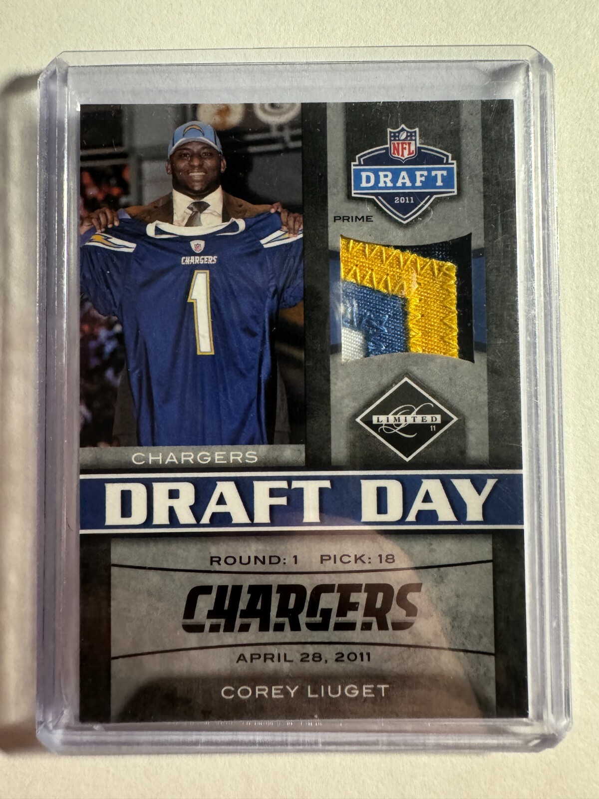 K187,215 - 2011 Limited Draft Day Jerseys Prime #10 Corey Liuget #/50 ...