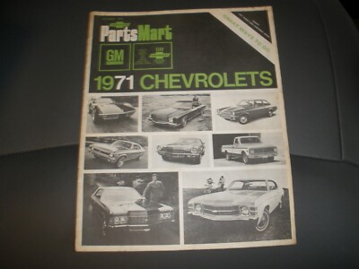 Chevrolet Parts Mart GM 1971 Magazine October 1970 | eBay
