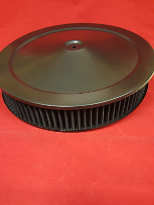 High Performance 14 x 3 Black Muscle Car Air Cleaner Chevy Camaro ...