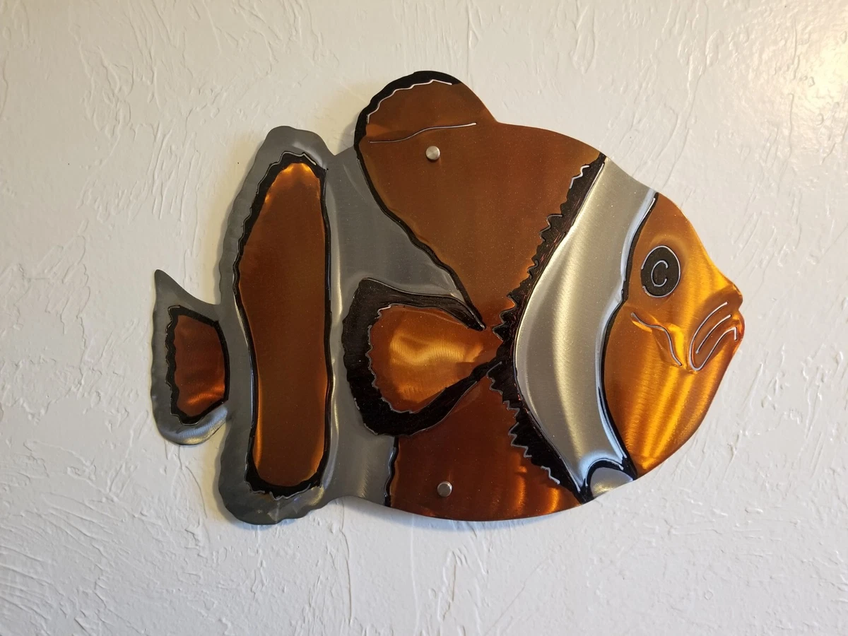 Abstract Metal Fish Art