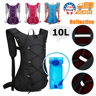 Insulated Hydration Backpack Pack with 2L Water Bladder Outdoor Cycling ...