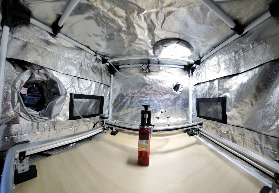 Desktop CNC Enclosure Tent For Dust Control & Eye Protection | eBay