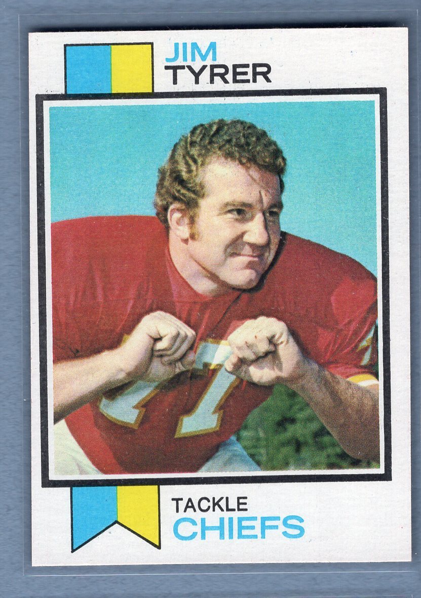 1973 Topps #233 Jim Tyrer EX-MT High Grade Set Break | eBay