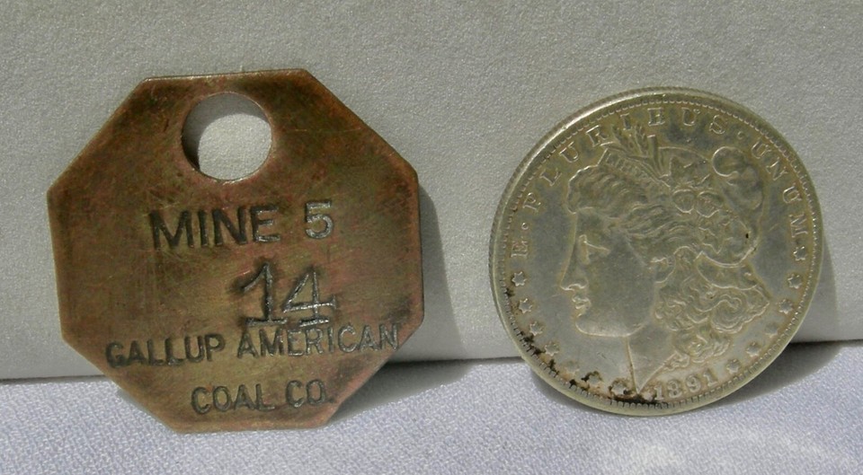 1920 GAMERCO NEW MEXICO NM RARE R10 "MINE 5 GALLUP AMERICAN COAL" OCT ...