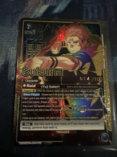 Union Arena Jujutsu Kaisen Volume 2 Sukuna Raid SR*** #014/100 UEX02BT/JJK-3-015 | eBay