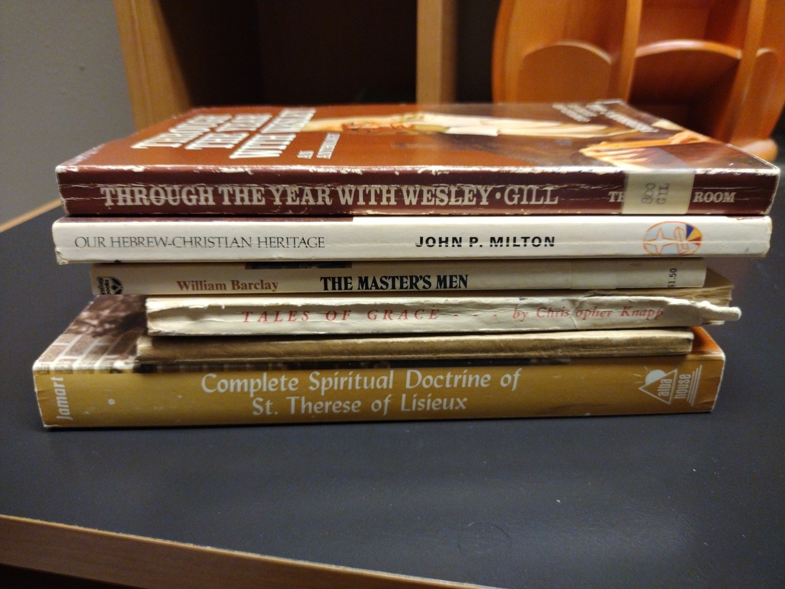 Lot of 6 Religious Christian Books Wesley Barclay Knapp St. Therese of ...