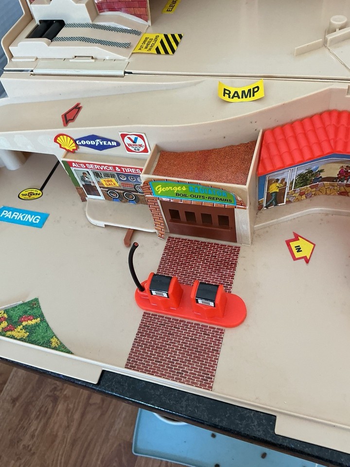 Sto & Go Service Center Set Hot Wheels 1979 Mattel Toy Car Playset With ...