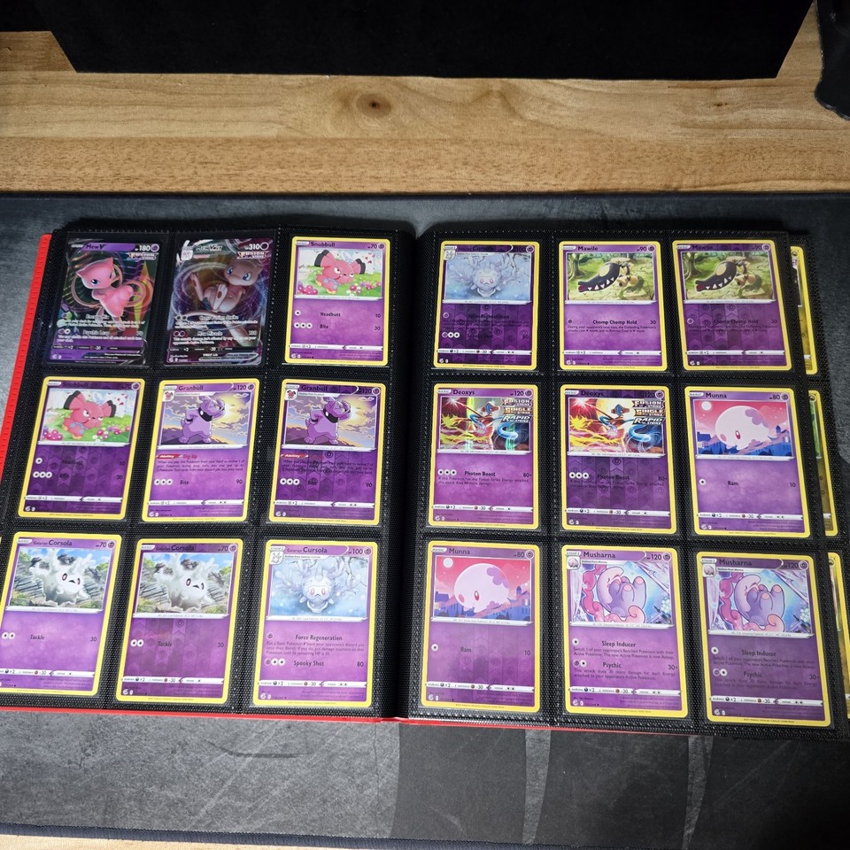 Fusion Strike 92% of Master Set 100% Base Set 461/501 Cards Pokemon TCG ...