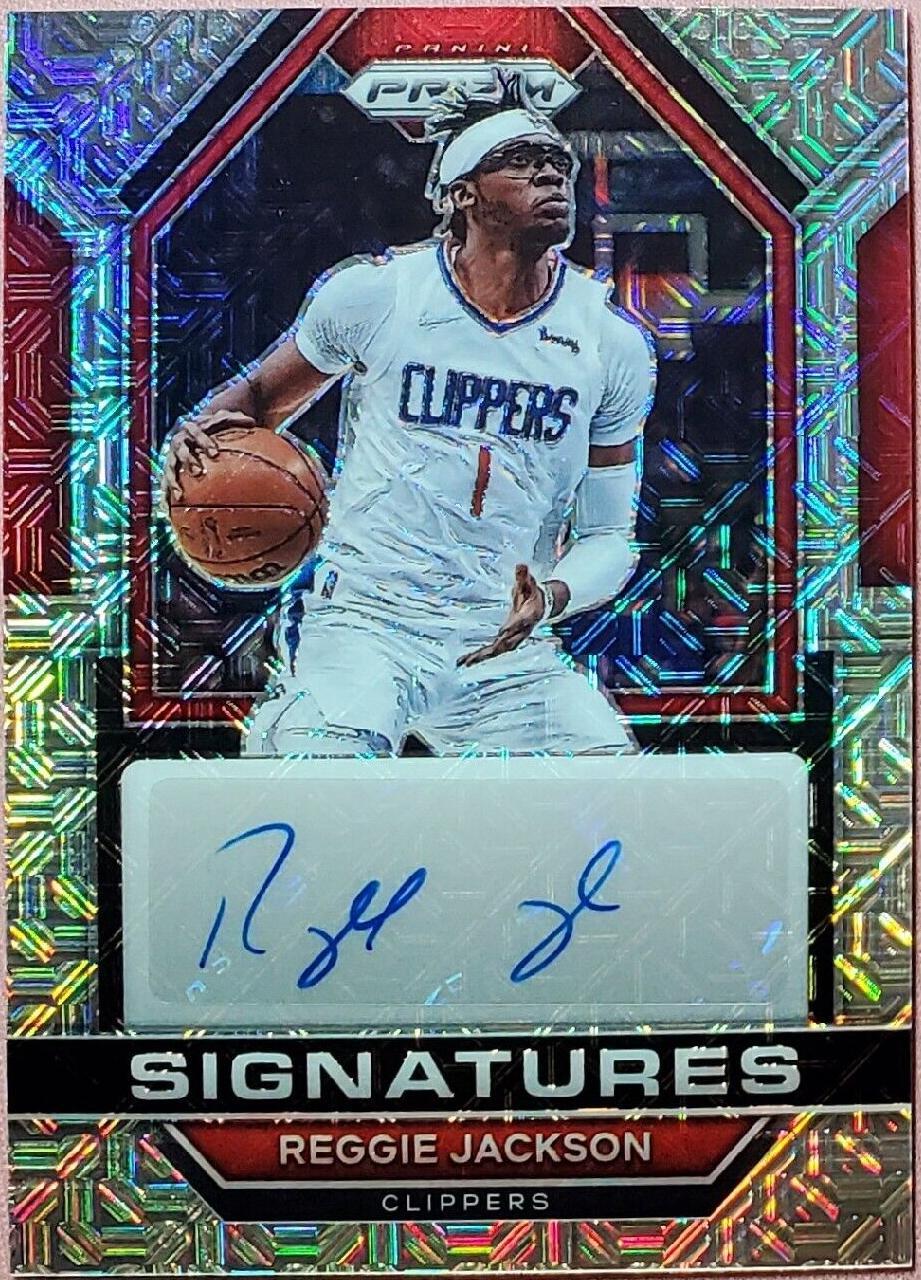 2022-23 Panini Prizm - Signatures Reggie Jackson #SIG-RJA Mojo Prizm ...