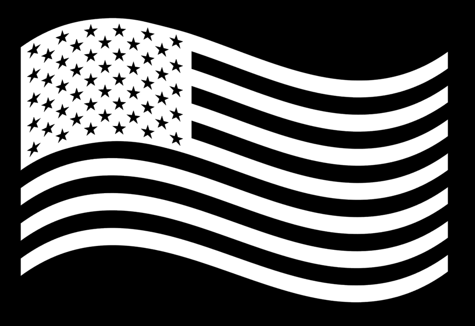 Waving American Flag Vinyl Decal, Bumper Sticker, Truck, Car, Windows ...