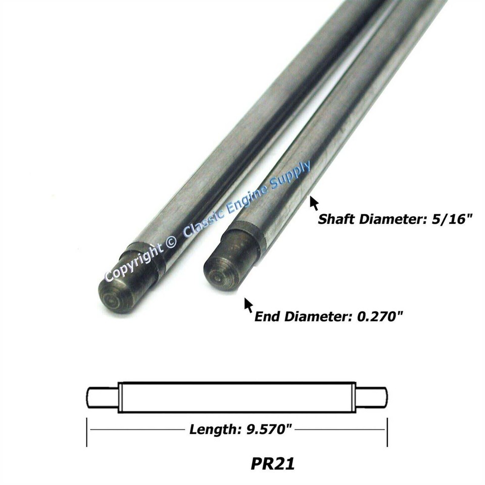 New Push-Rod Set (16) Fits Some 1957-1962 Cadillac 365 & 390 V8 Engines ...