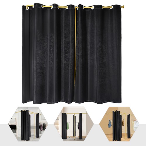 Privacy Changing Room Clothing Store Corner for Two F-shaped w/ Clothes ...