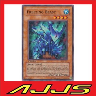 YuGiOh - FREEZING BEAST - 1st Edition - MFC-017 | eBay Australia