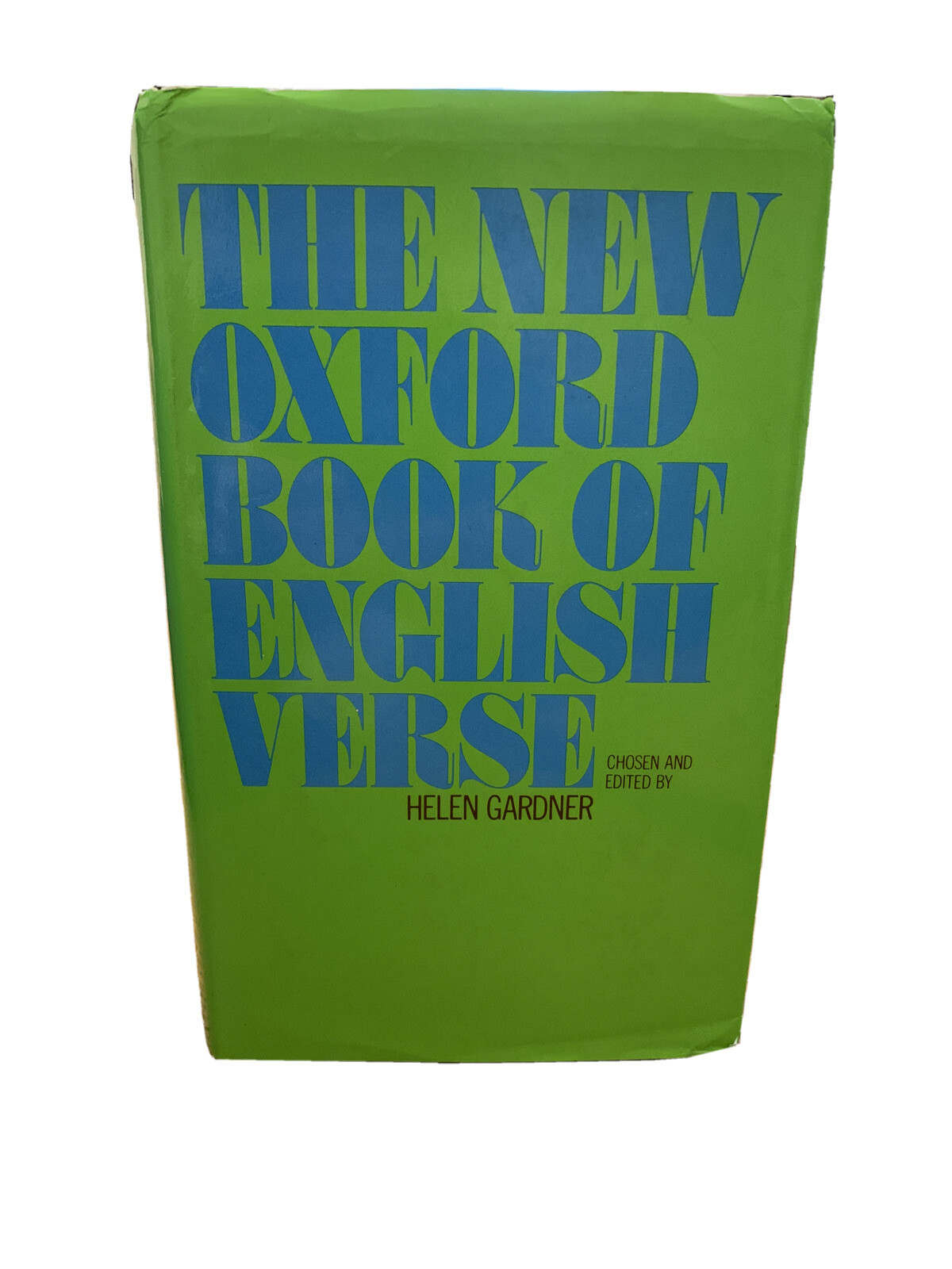 The Oxford Book of English Verse 1999 Edited by Christopher Ricks for ...