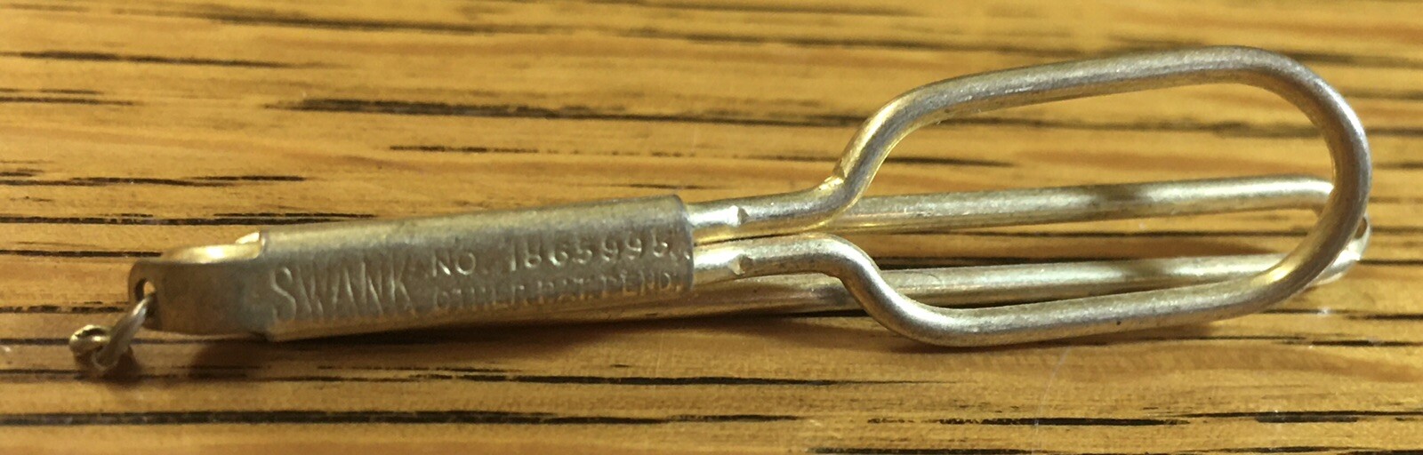 Swank Tie Bar, Vintage Original Necktie Chain Clasp, … - Gem