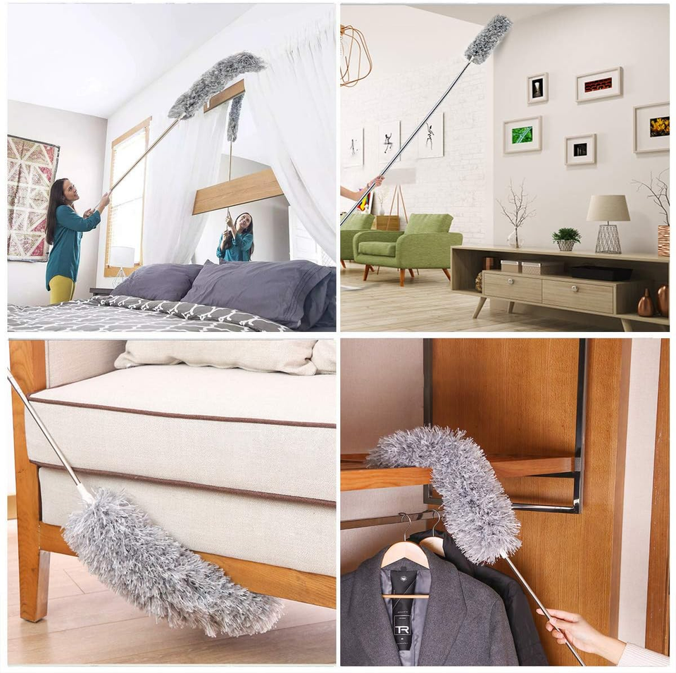 Webster Cobweb Duster, Feather Duster for Home, Extendable Dusters for ...