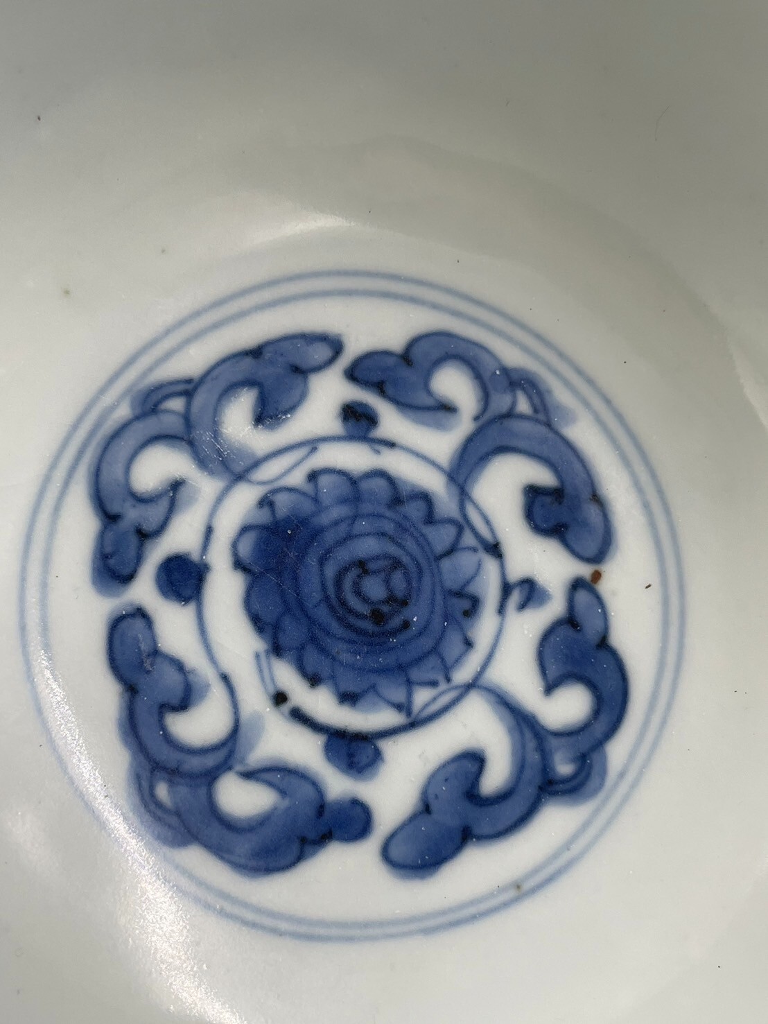 Antique Chinese Late Ming Flower Blue and White Plain Porcelain 明代碗 | eBay