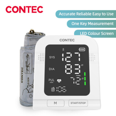 CONTEC Digital LED Upper Blood Pressure Monitor NIBP Machine Adult cuff ...