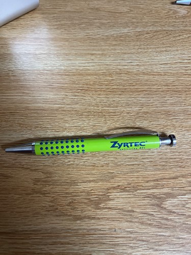 Promotional green metal Zyrtec pen | eBay