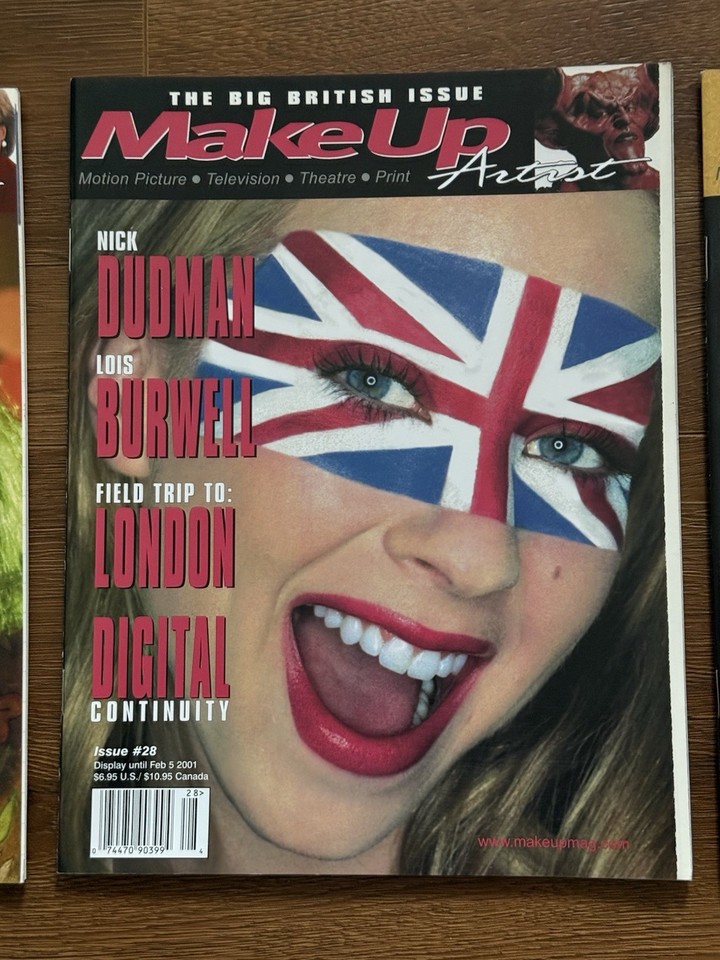 Make Up Artist Movie Magazine # 27 28 29 Jim Carrey The Grinch Rick ...