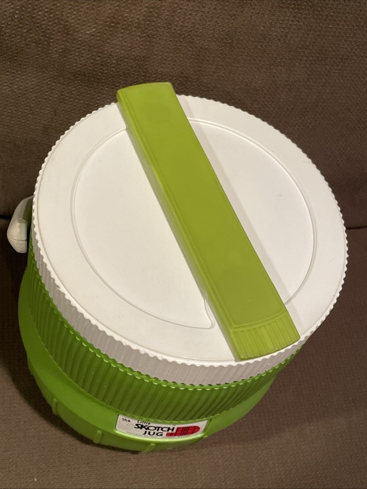 Vintage Hamilton Skotch The Little Skotch Jug Green Cooler Thermos ...