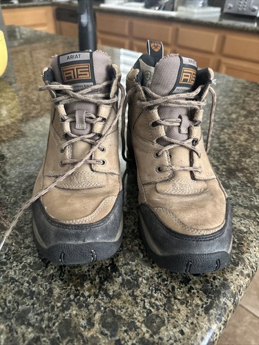 Ariat Technology (ATS ) Hiking Boots Tan Leather Women's Size 8.5 B ...