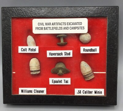 Authentic American Civil War Artifacts From Battlefield And Campsites ...