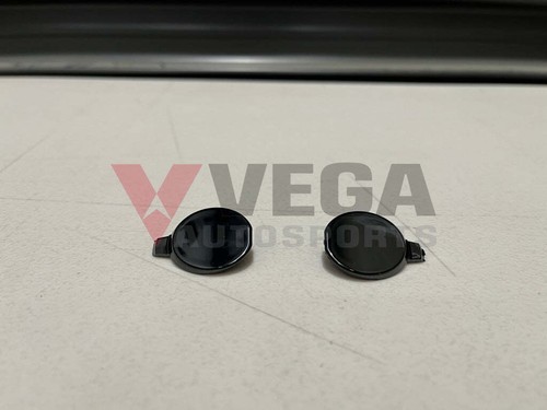 Front Bumper Caps Set RHS & LHS - Tarmac Black - to suit Mitsubishi Lancer Evo 9 | eBay Australia