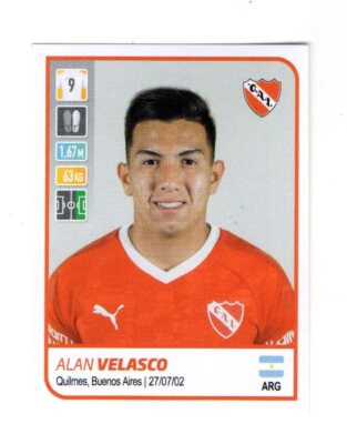 PANINI ALAN VELASCO ROOKIE STICKER FUTBOL ARGENTINO 2021 | eBay