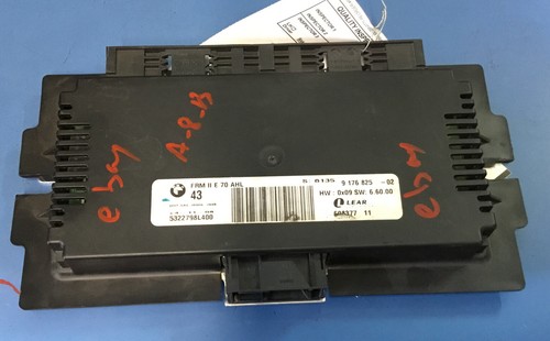 07-14 BMW E70 X5 X6 FRM II E70LCM Footwell Light Control Module 6135 ...
