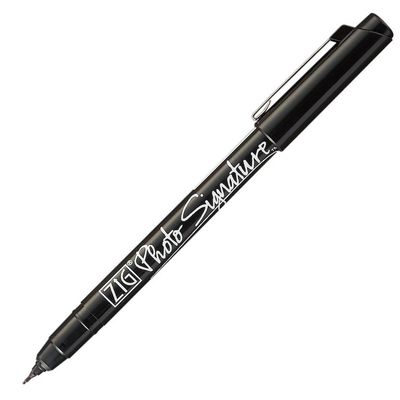 PS220-010 Zig Photo Signature Marker, Needle Point, Black Ink, 1 Each ...