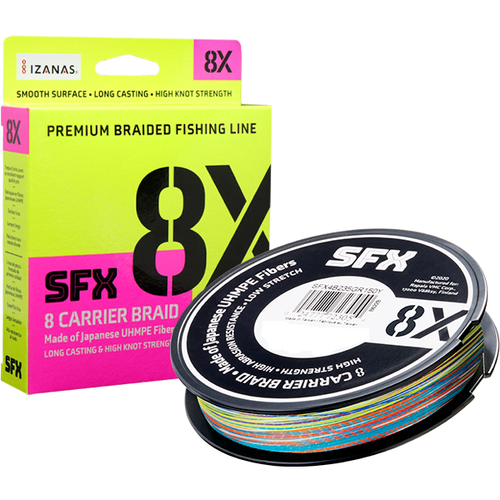 20 LB Sufix SFX 8x Braided Fishing Line 330 Yards 300 m Multicolour | eBay