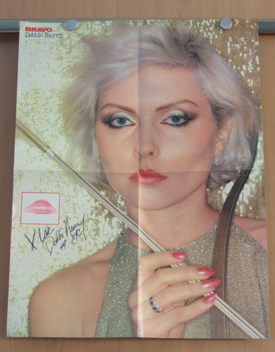 Debbie Harry ( Blondie ) / Giuliano Gemma (DIN A 2) Bravo 1970er Jahre ...