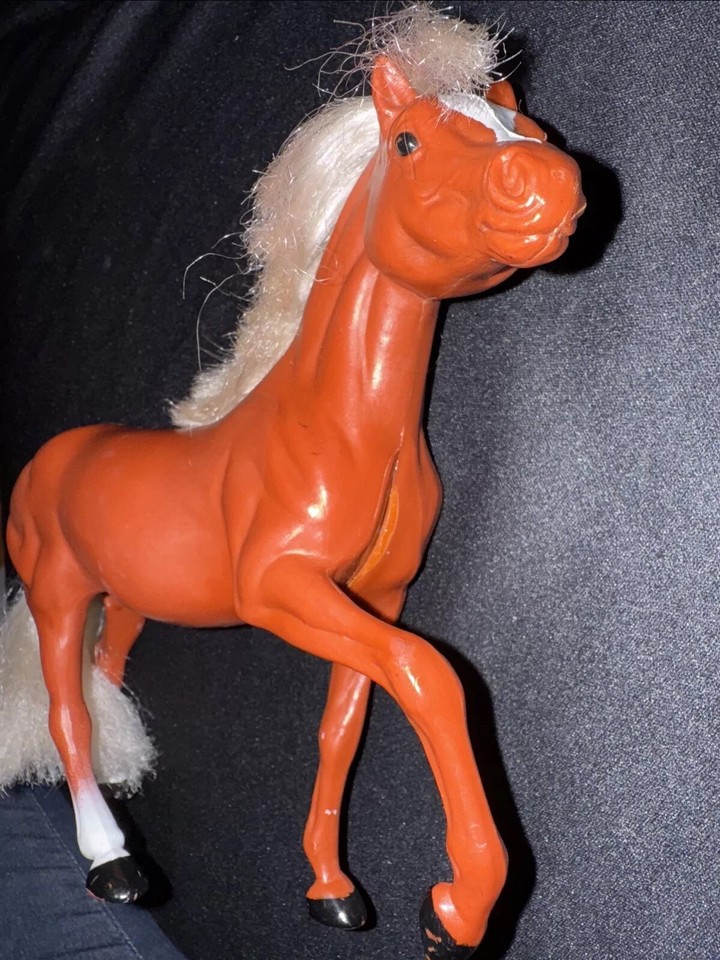 Vintage 1988 Marchon 7" x 8" Toy Collectible Palomino Horse | eBay