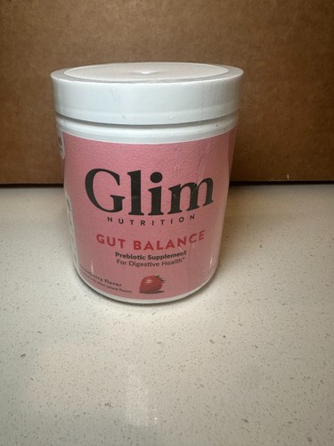 Prebiotic Supplement Glim Nutrition Digestive Health Strawberry Flavor ...