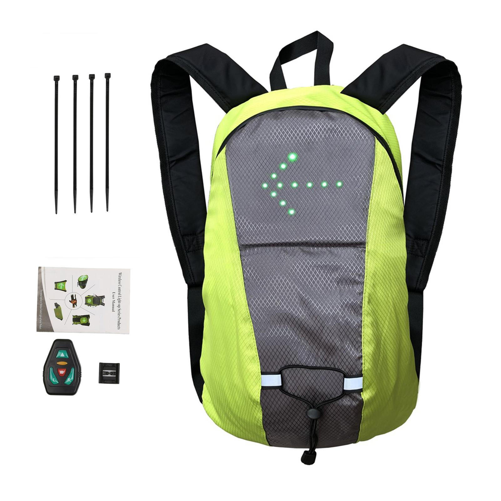 4 LED Signal Available Remote Control Backpack with Direction Indicator ...