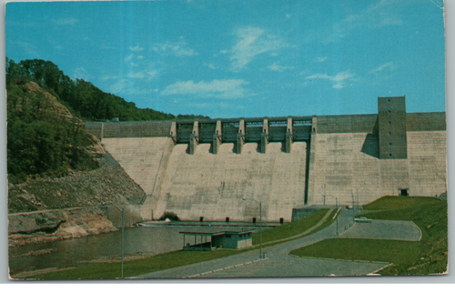 Vintage Postcard Sutton Dam Sutton West Virginia | eBay