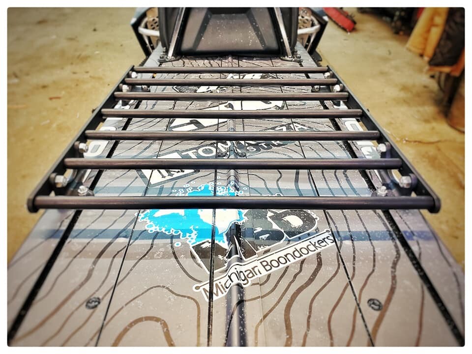Polaris Arctic Cat Snowmobile Tunnel Rack, Slim Tunnel Bag Rack, (UN ...