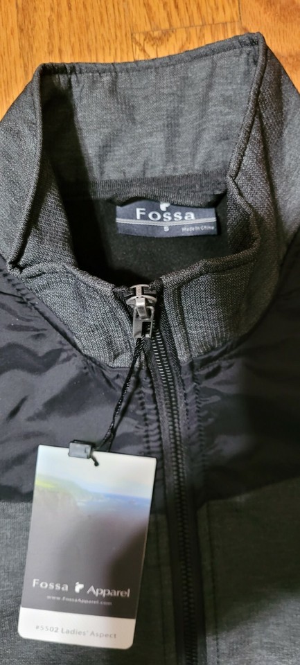NWT Fossa Apparel Small Ladies Downtown Soft Shell Jacket Charcoal ...