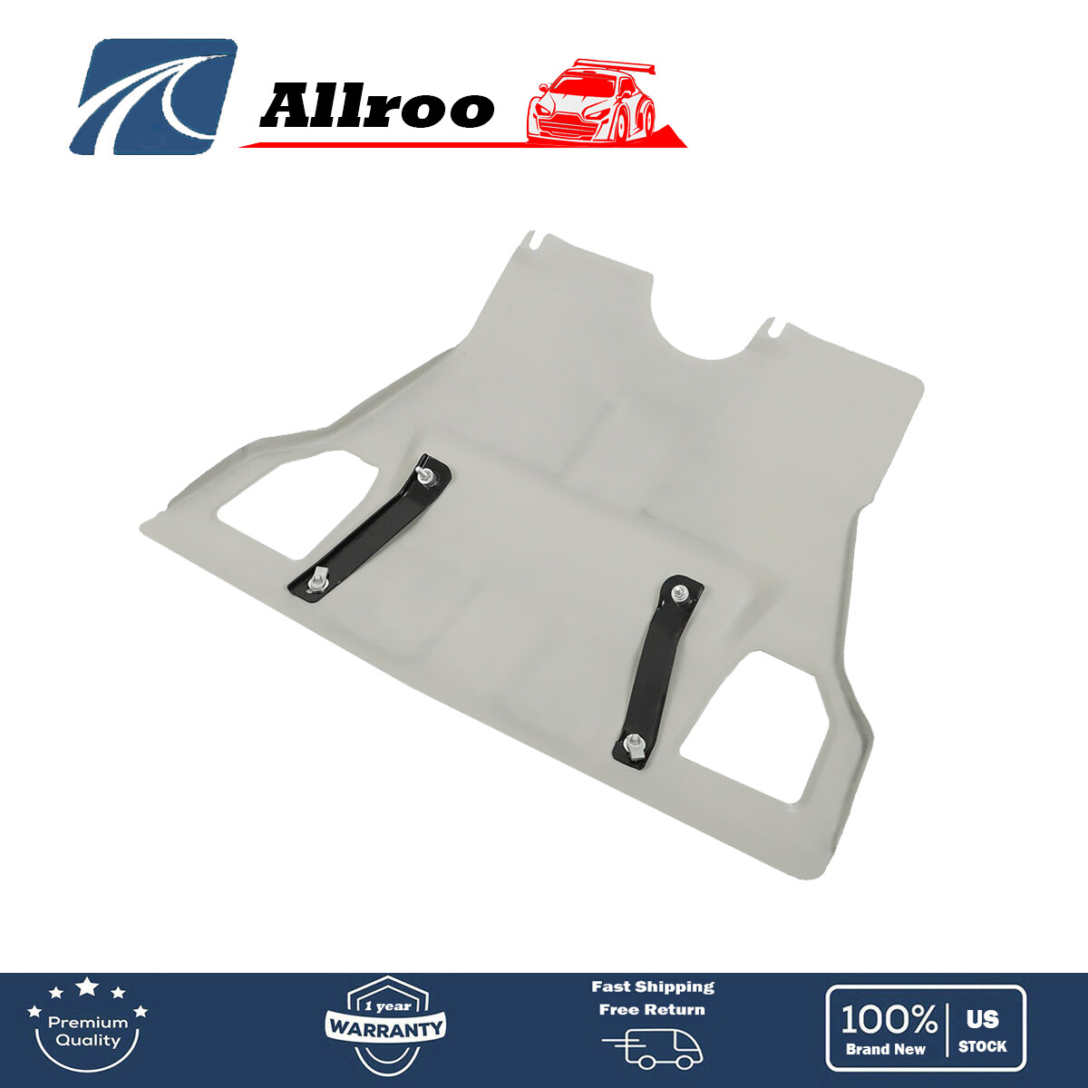 Engine Pan Skid Plate Fit For Toyota Tacoma 2005-2015 Silver PT212 ...