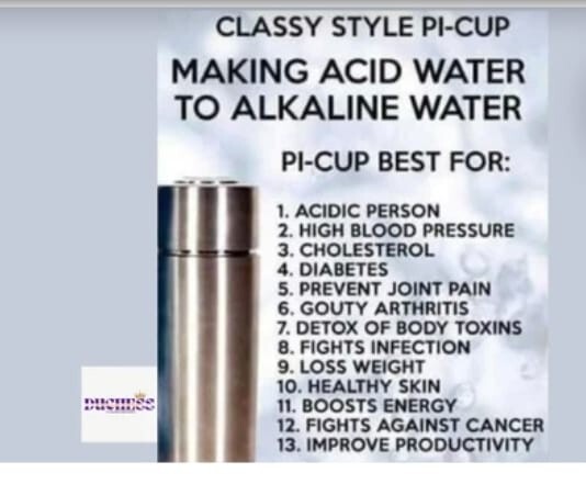 Longrich Alkaline Cup Pi Water Alkalizer Energy Anti Oxidant Cup ...