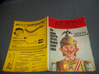 MAD***EXTRA AUSGABE***SAMMELBAND***COMIC***HEFT***NR.1***MIT DEN ...