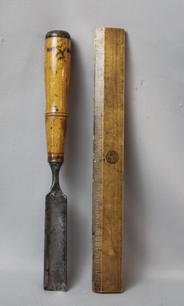 Good User Vintage 1" Buck Bros Cast Steel Woodworkers Gouge INV#QU31 | eBay